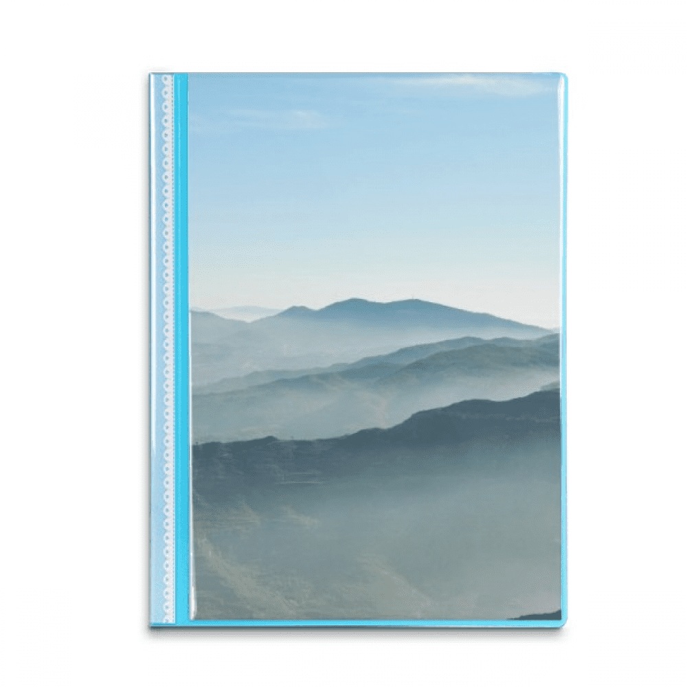 Sunshine Mountains Sky Fog Nature Book Sheet Protectors Portfolio ...