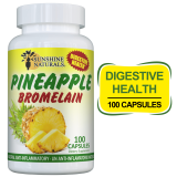 Sunshine Naturals Bromelain 1000mg, Healthy Inflammation Response ...