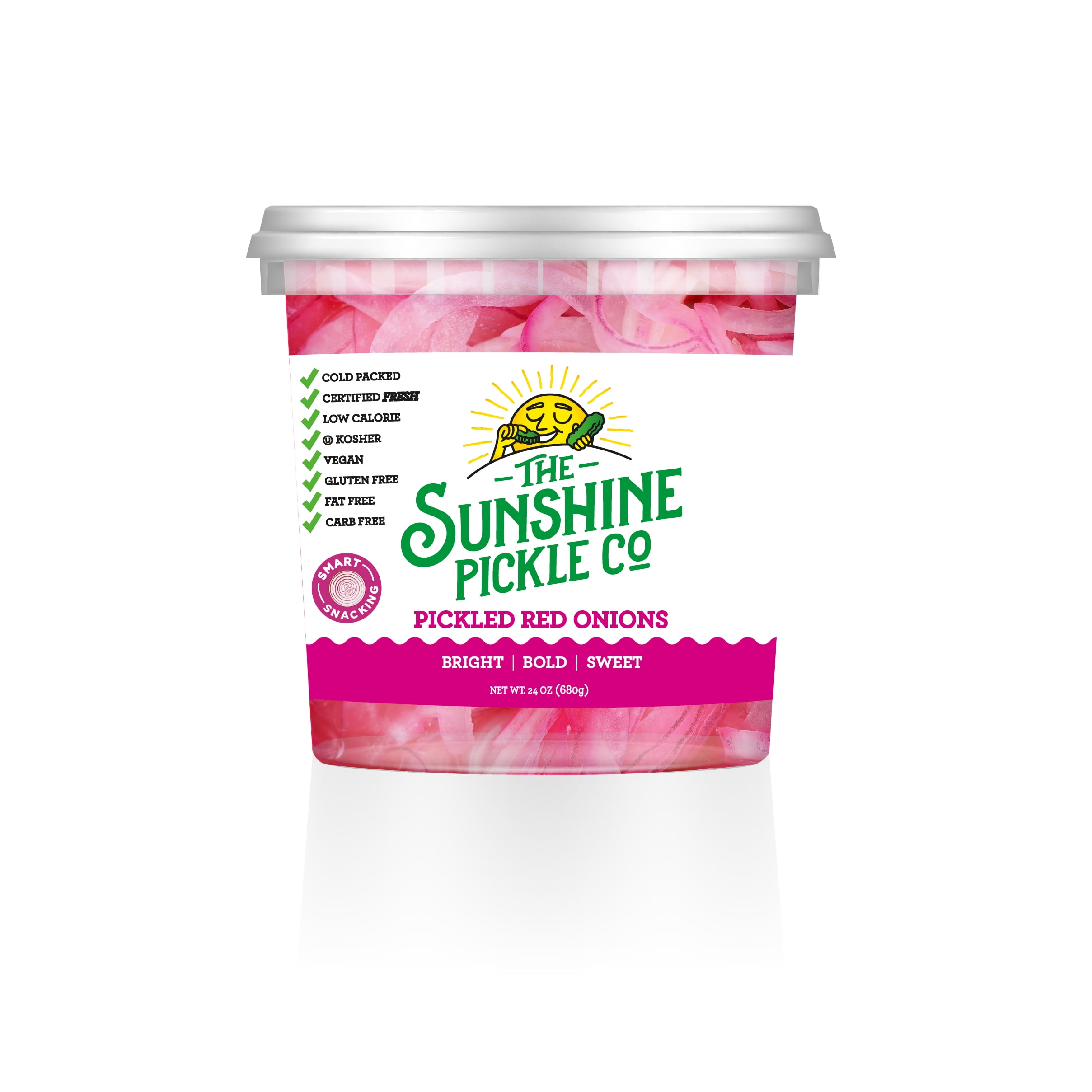 Sunshine Pickle Co Pickled Red Onion, 24 oz - Walmart.com