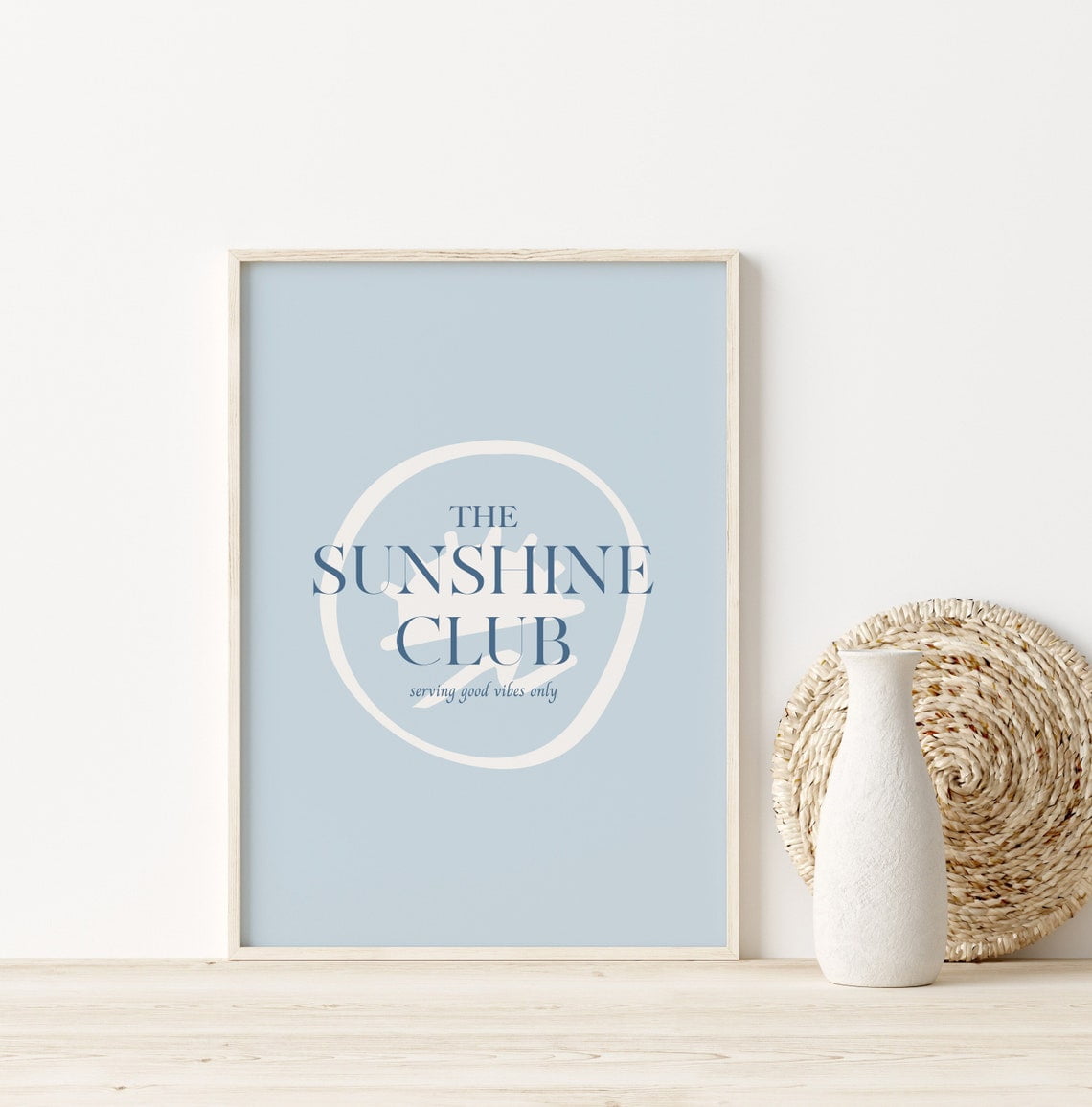 Sunshine Print // The Sunshine Club Print, Dopamine Decor, Coastal Wall ...