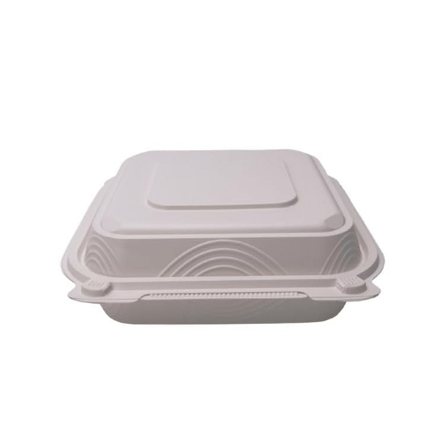 Sunshine SERIES 36: 3 COMPARTMENT SQUARE HINGE CONTAINER – 9″ (White ...