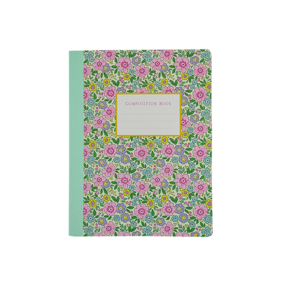 Sunshine & Sage Composition Notebook Flowerama, College Ruled, 80 ...