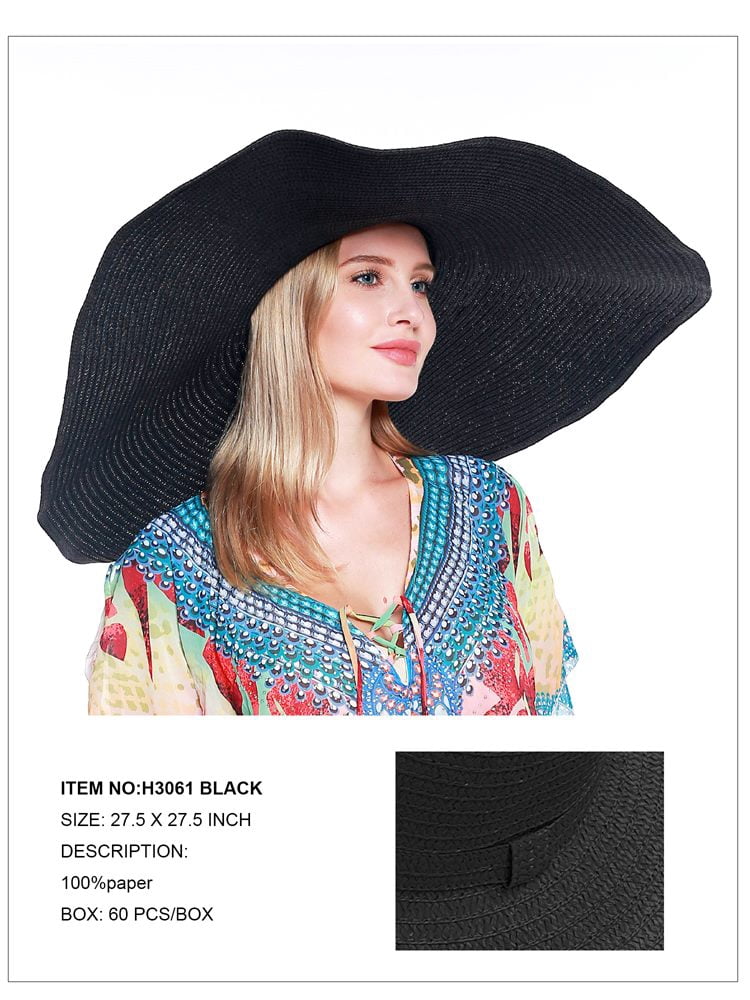 Sunshine Samba: Women's Dramatic Wired Edge Floppy Hat - Super Size for ...