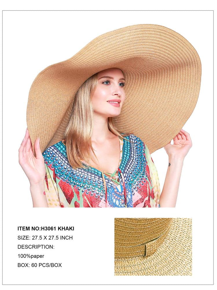 Sunshine Samba: Women's Dramatic Wired Edge Floppy Hat - Super Size for ...