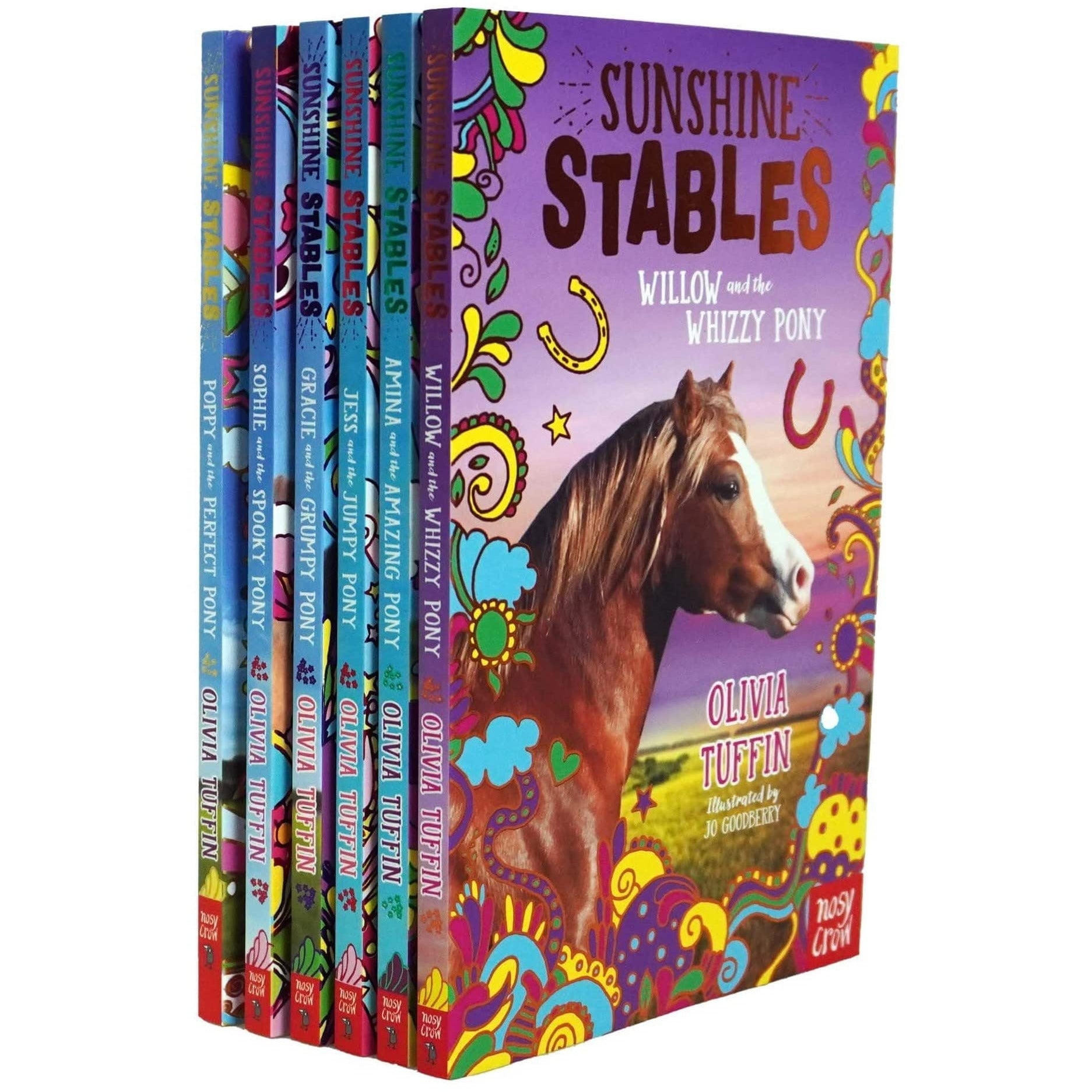 Sunshine Stables Series 6 Book Set by Olivia Tuffin (Poppy and the ...