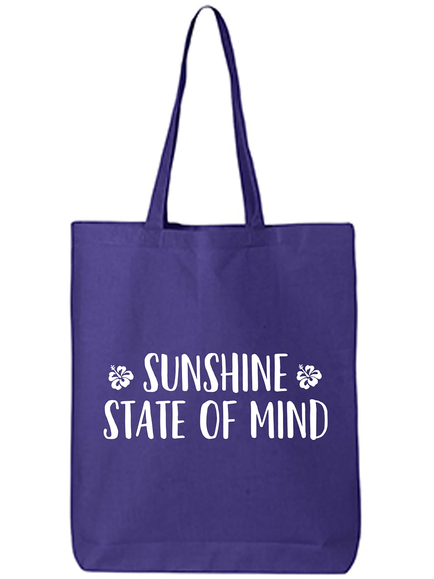 Sunshine State Of Mind Cotton Canvas Tote Bag - Walmart.com
