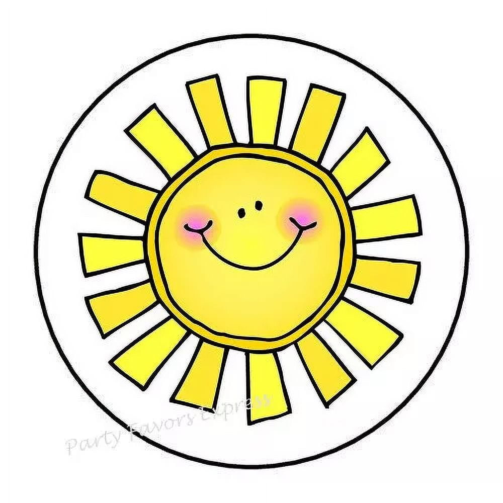 Sunshine Sticker Party Favors Sticker Envelope Seals Labels Stickers ...