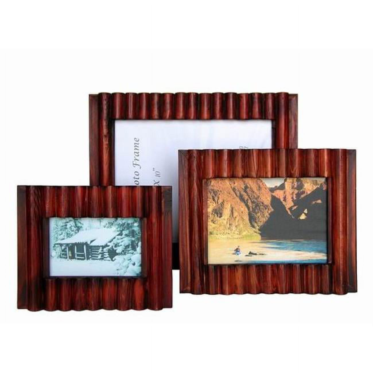 Sunshine Trading Handmade Wood Photo Frame - 5 x 7 Inch - Walmart.com