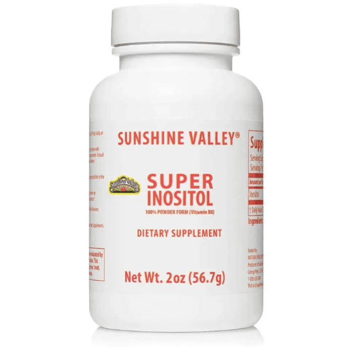 Sunshine Valley® Super Inositol Dietary Supplement Powder 2 oz ...