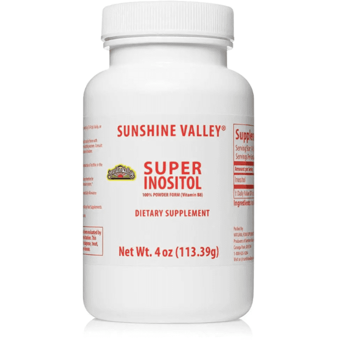 Sunshine Valley Inositol Supplement - Vitamin B8 Powder for Brain ...