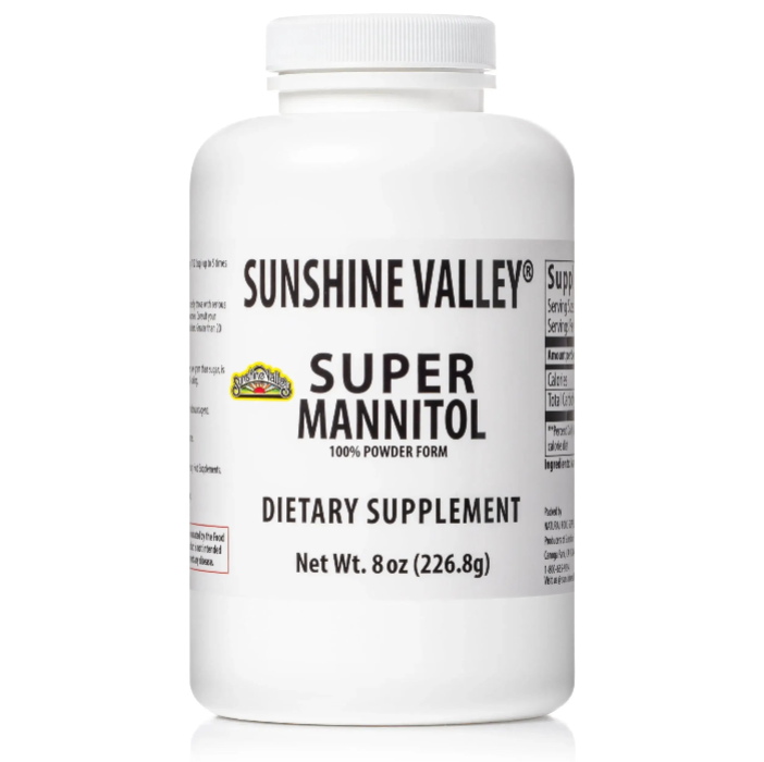 Sunshine Valley Super Mannitol Powder, Healthy Sweetener, 8 oz ...
