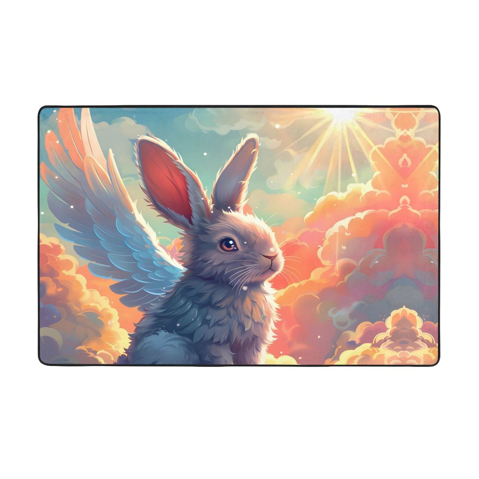 Sunshine Winged Rabbit Universal Door Mat Indoor Entrance, 60×39 Non ...