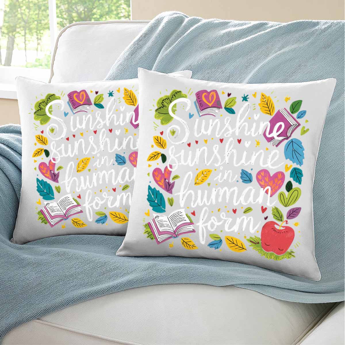 Sunshine in human form Halloween Theme Baby Shower Spooky pillows case ...