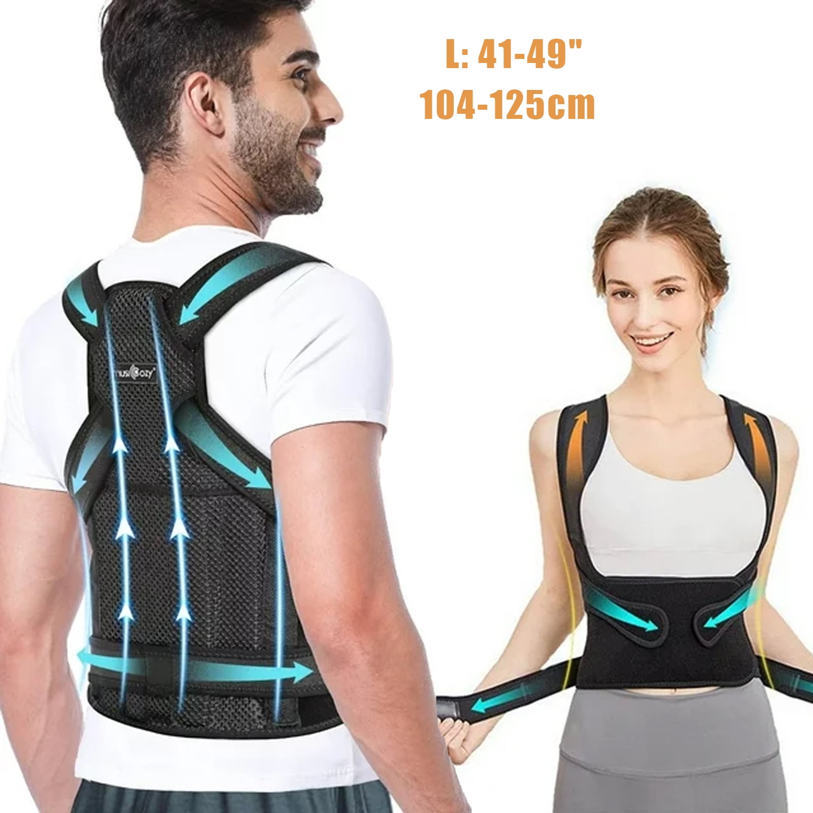 SunshineFace Back Corrector,Posture Brace Corrector for Women Men-Back ...