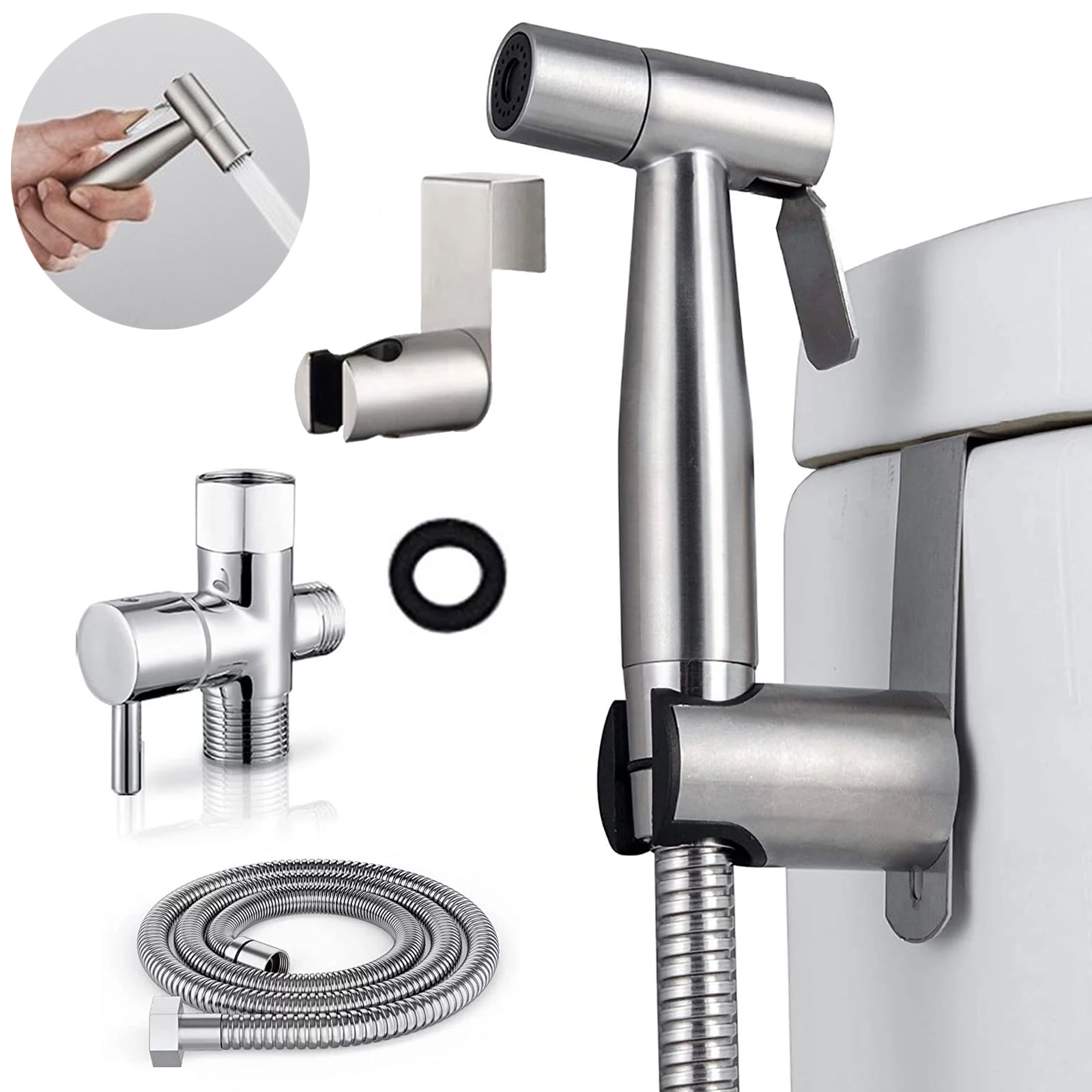 SunshineFace Bidet Sprayer for Toilet, Handheld Bidet Sprayer Kit ...