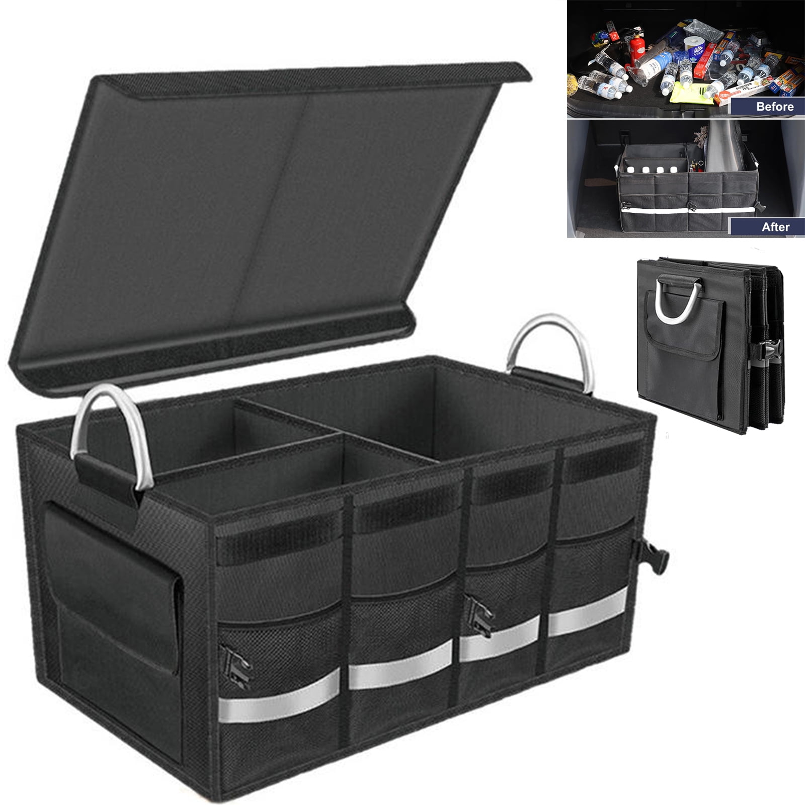 SunshineFace Car Trunk Organizer, Car Storage Organizer with Waterproof ...