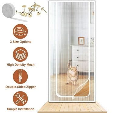 CBW Doors Pet Screen – 36 Inch Wide (Custom Length). Pet Proof Screen ...