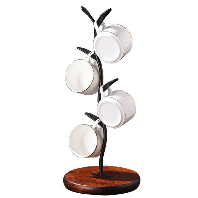 SunshineFace Coffee Drying Display Mug Tree, Cup Holders for Counter ...