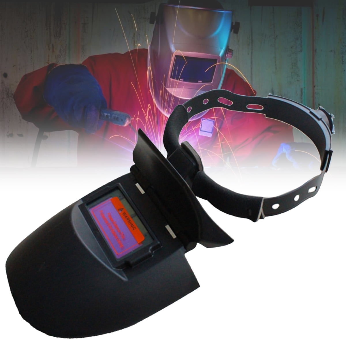 SunshineFace Welding Helmet,True Color Auto Darkening Welding Helmet, 2 ...