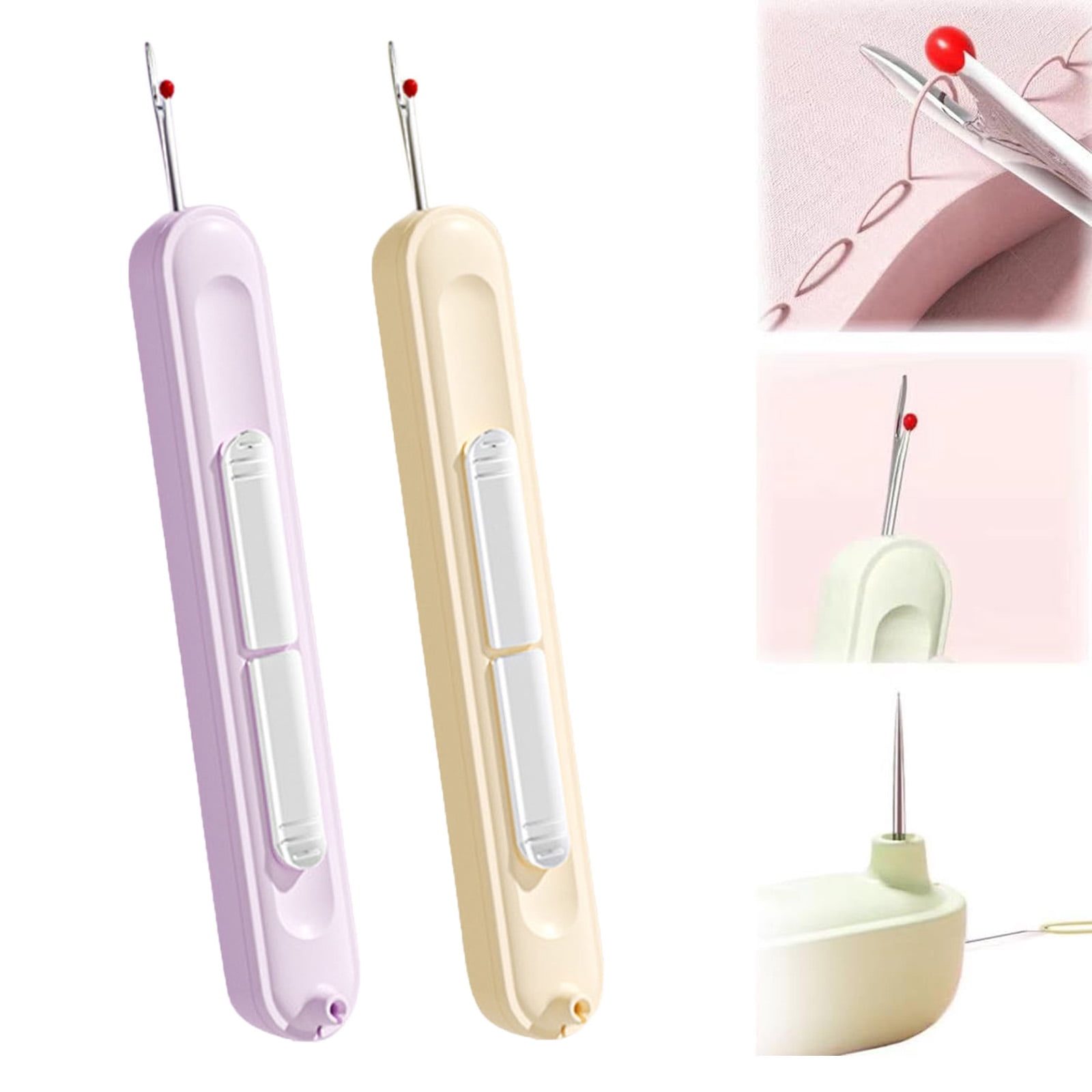 Sunshinehomely 2Pcs Sunshinehomely Plug-in Needle Threader, 2 in 1 ...