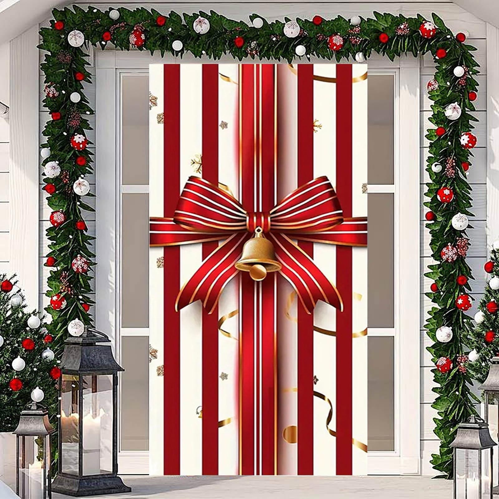 Sunshinehomely Christmas Door Cover Decorations, Christmas Door Covers ...