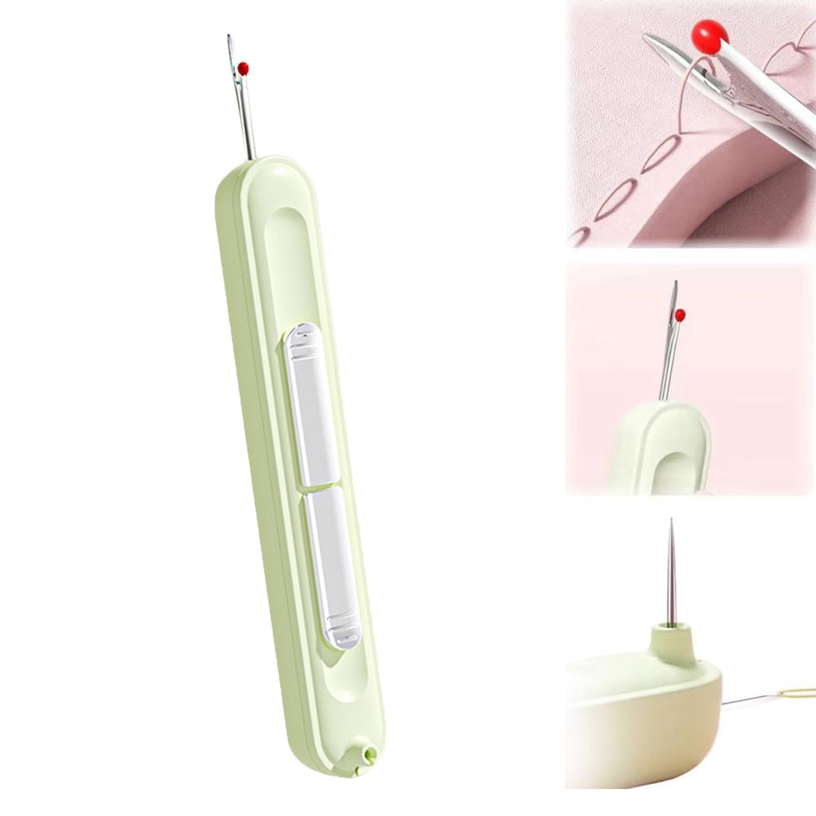 Sunshinehomely Plug-in Needle Threader, 2025 Upgraded 2 in 1 Needle ...
