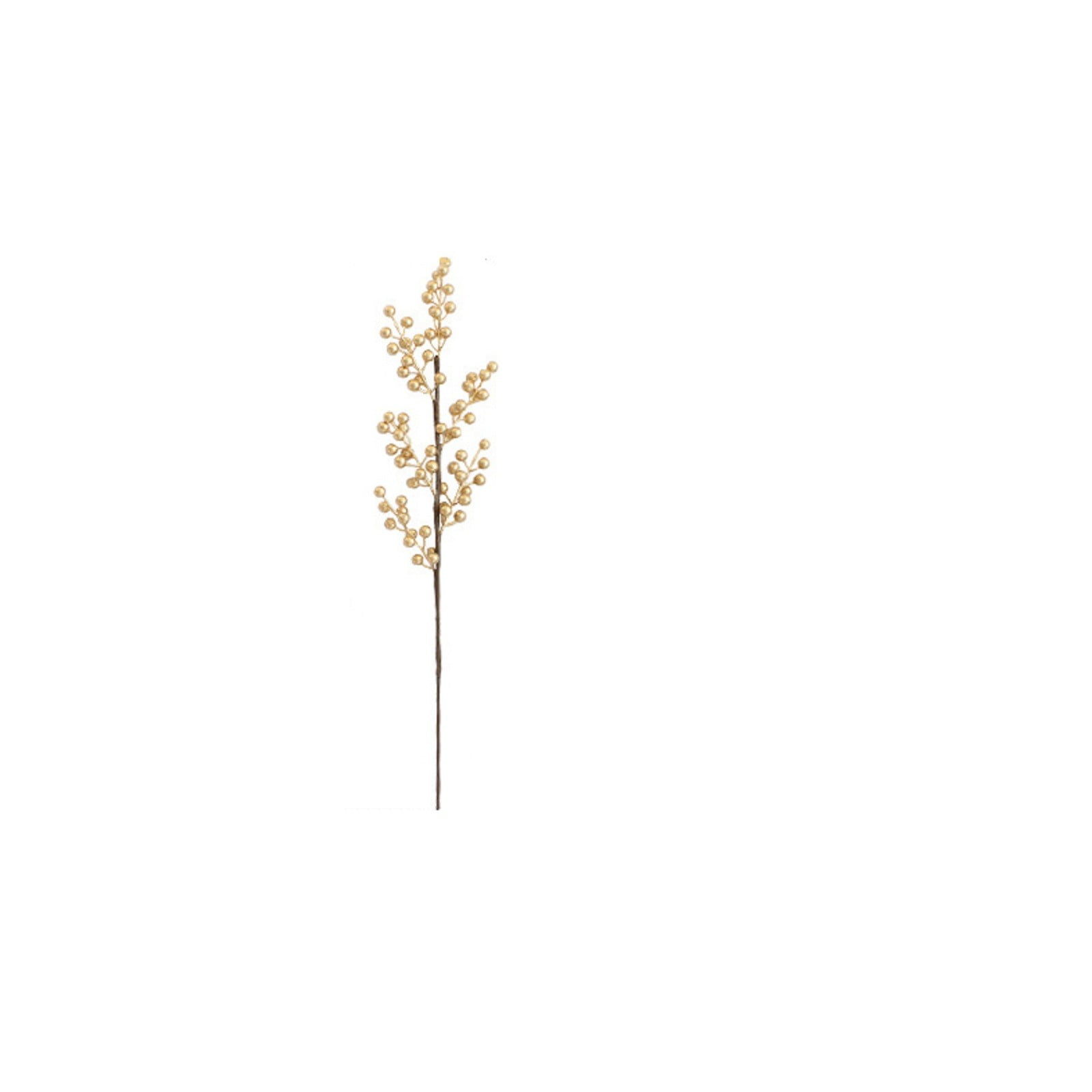 Sunshy Christmas Berry Artificial Flower Gold Golden Berry Christmas ...