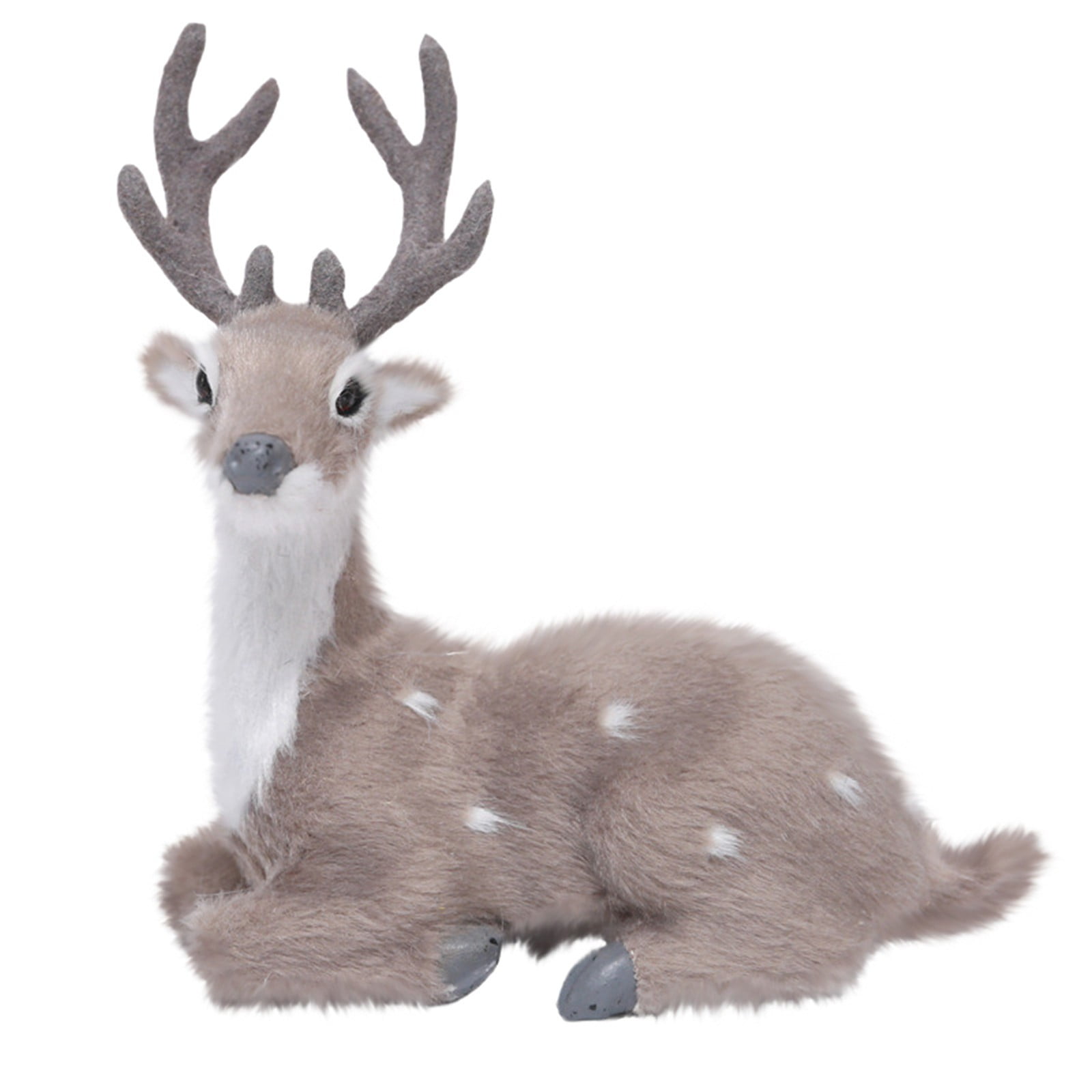 Sunshy Christmas Decorations, Simulation Sika Deer Model Mother Deer ...