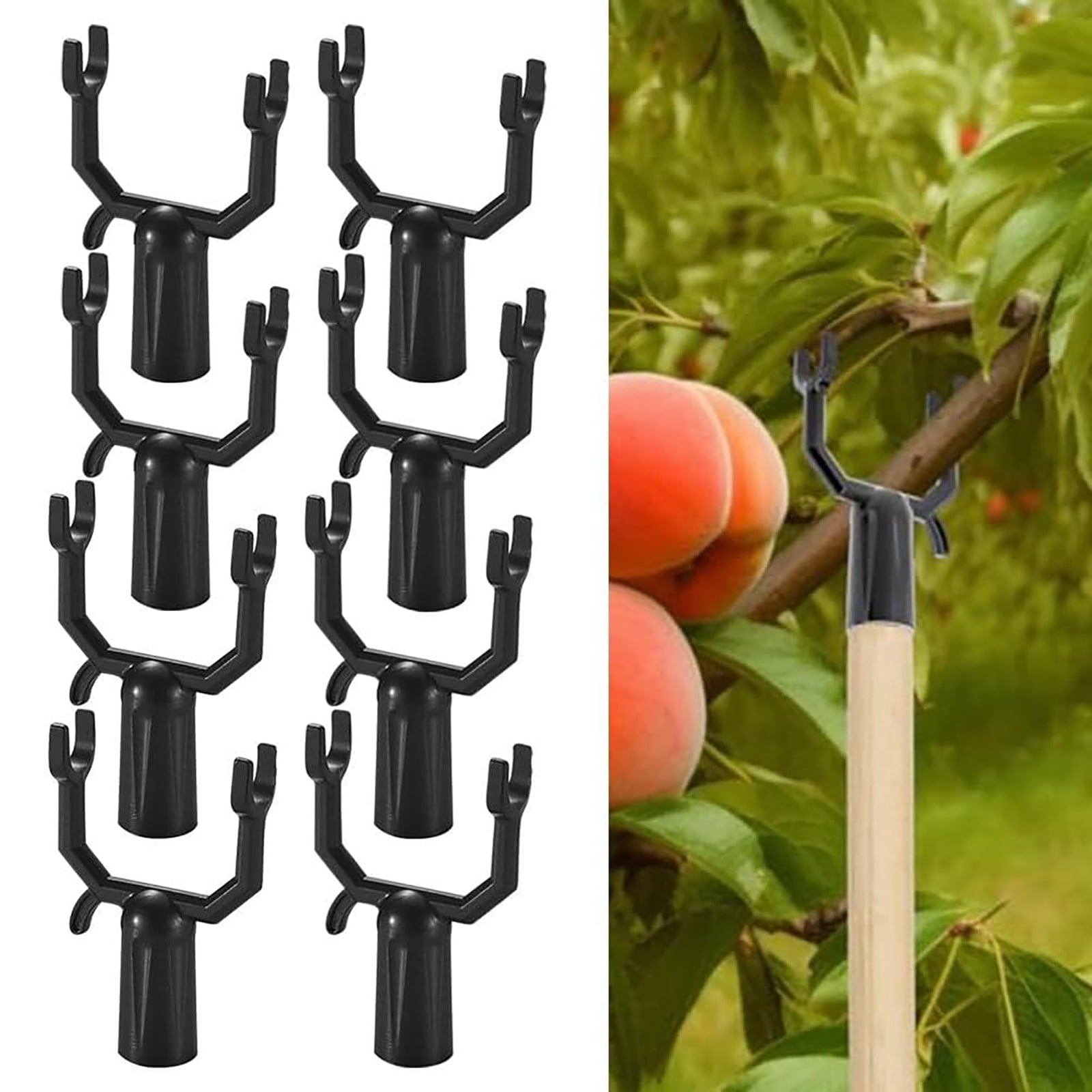 Sunshy Clearance Aluminum Alloy Clothes Fork Black 8Pc, Black*8, Plant ...