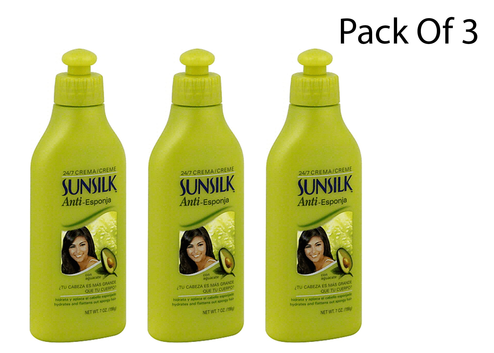 Sunsilk Anti Sponge Avocado Shampoo And Conditioner 7 Oz (Pack Of 3 ...