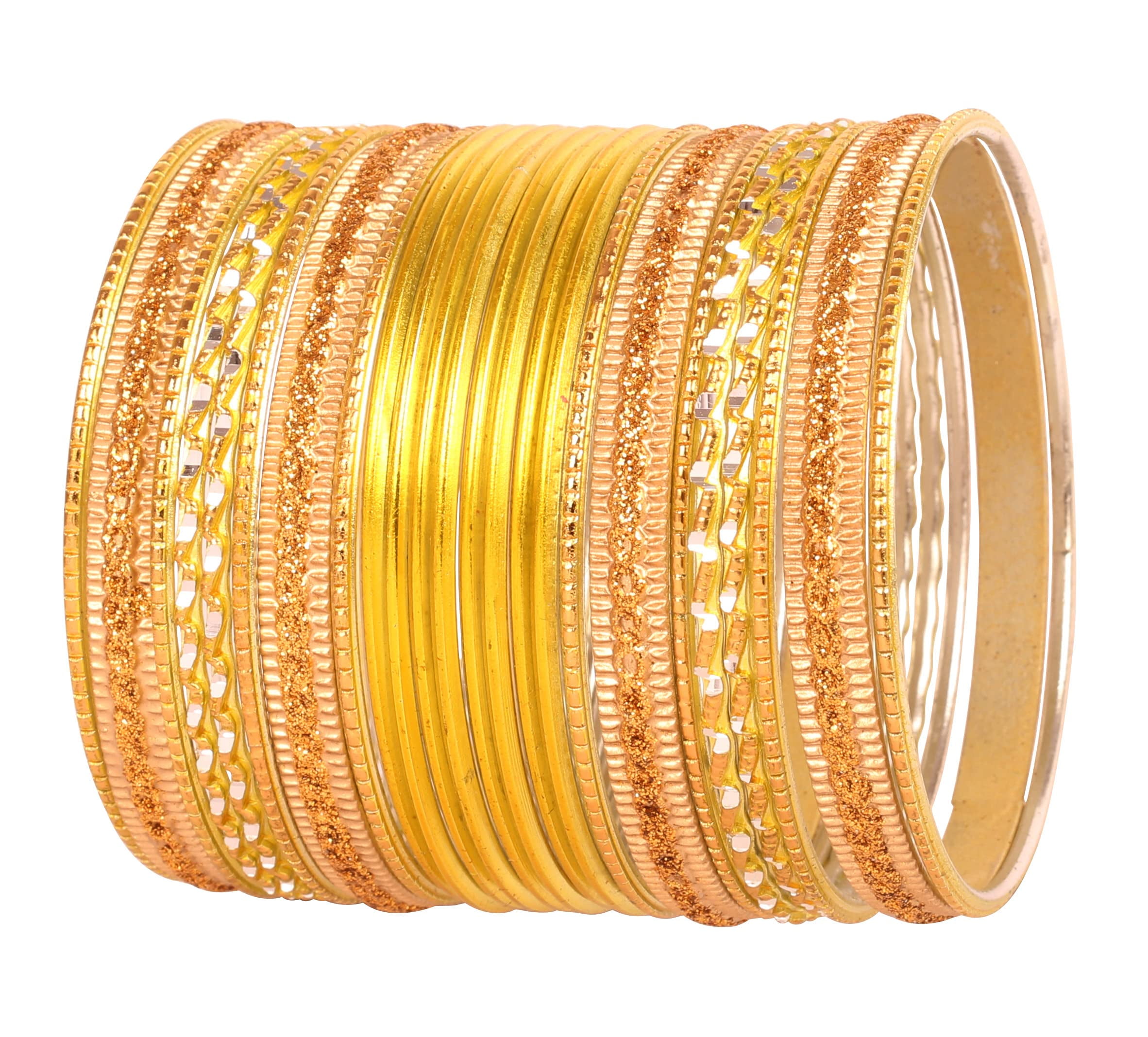 Sunsoul By Touchstone "Colorful 2 Dozen Bangle Collection" Indian Bollywood Pastel Copper Golden ...