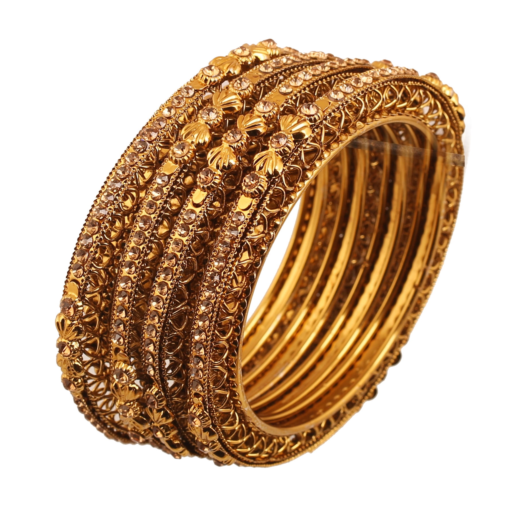 Sunsoul by Touchstone "Golden Bangle Collection" Indian Bollywood ...
