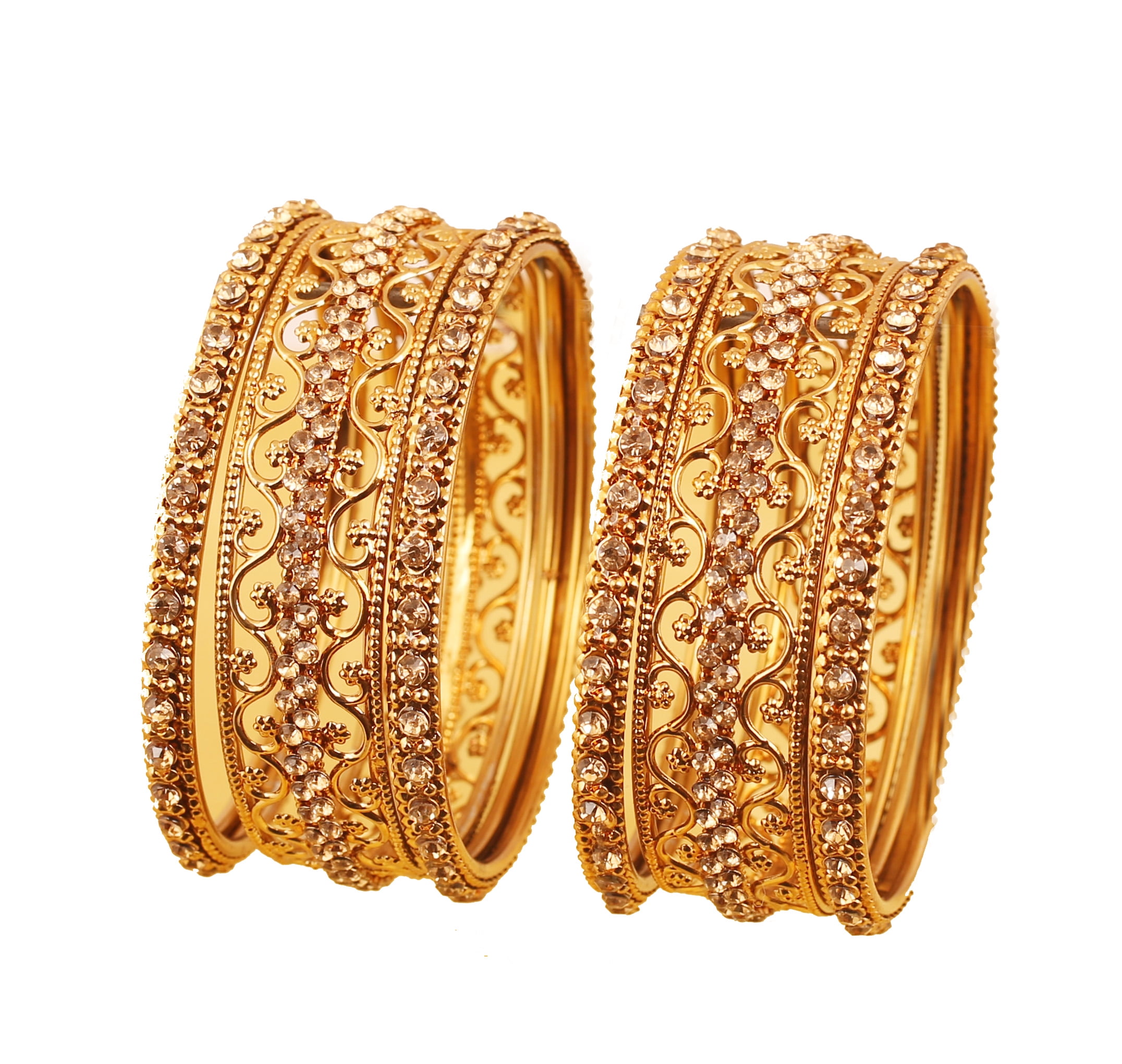 Sunsoul by Touchstone "Golden Bangle Collection" Indian Bollywood ...