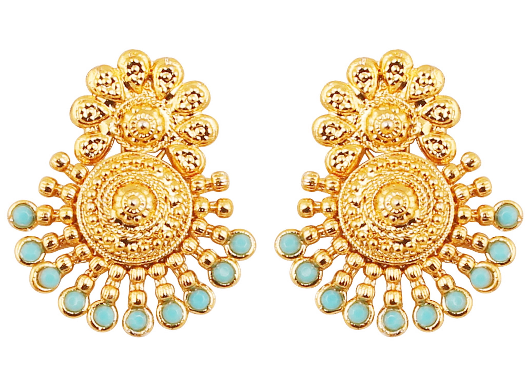 Sunsoul by Touchstone Indian Bollywood Ancient Southern Gold Bahubali Inspired Bridal ...