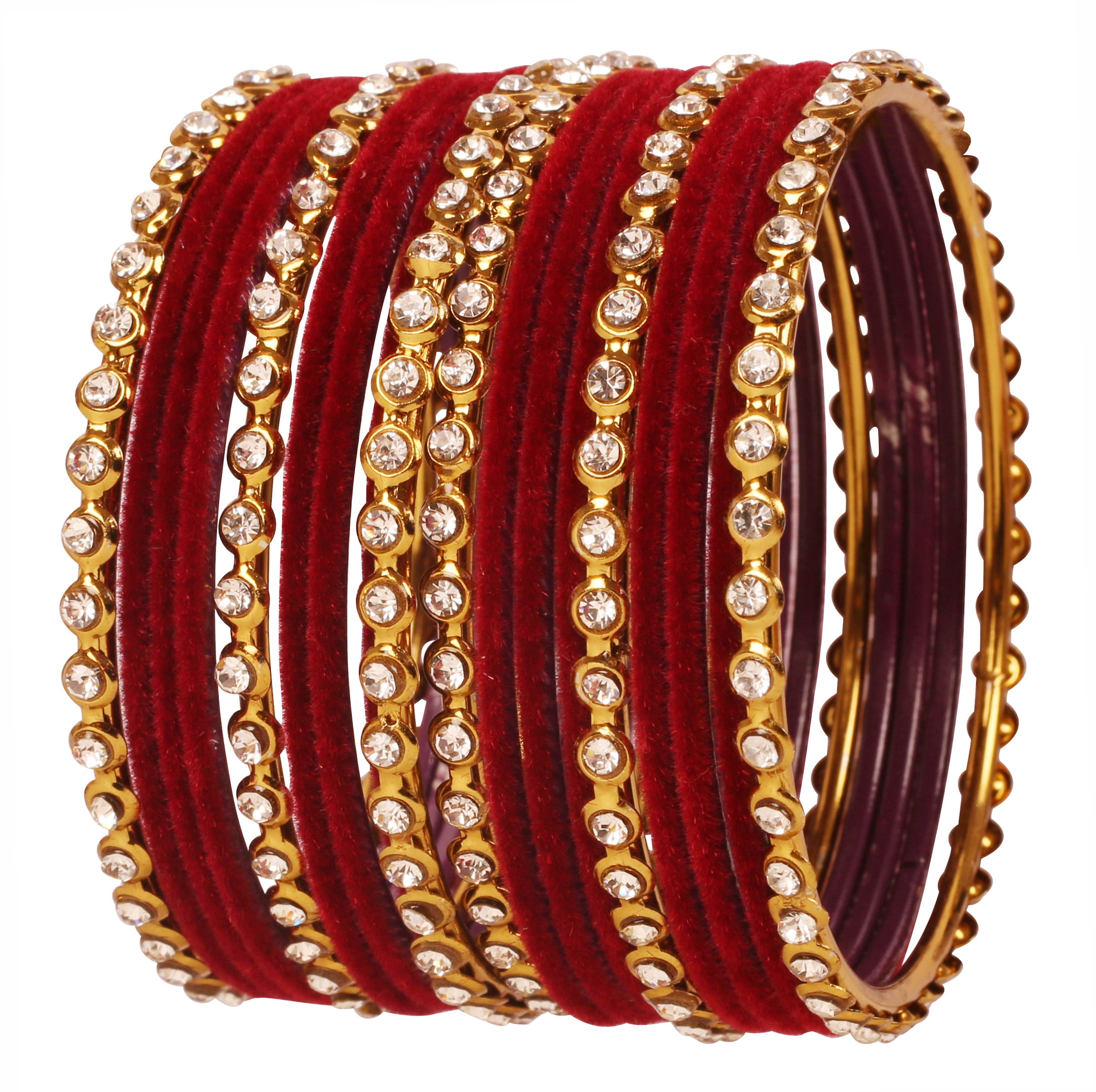 Sunsoul by Touchstone Indian Bollywood Single Line Clear Rhinestone ...