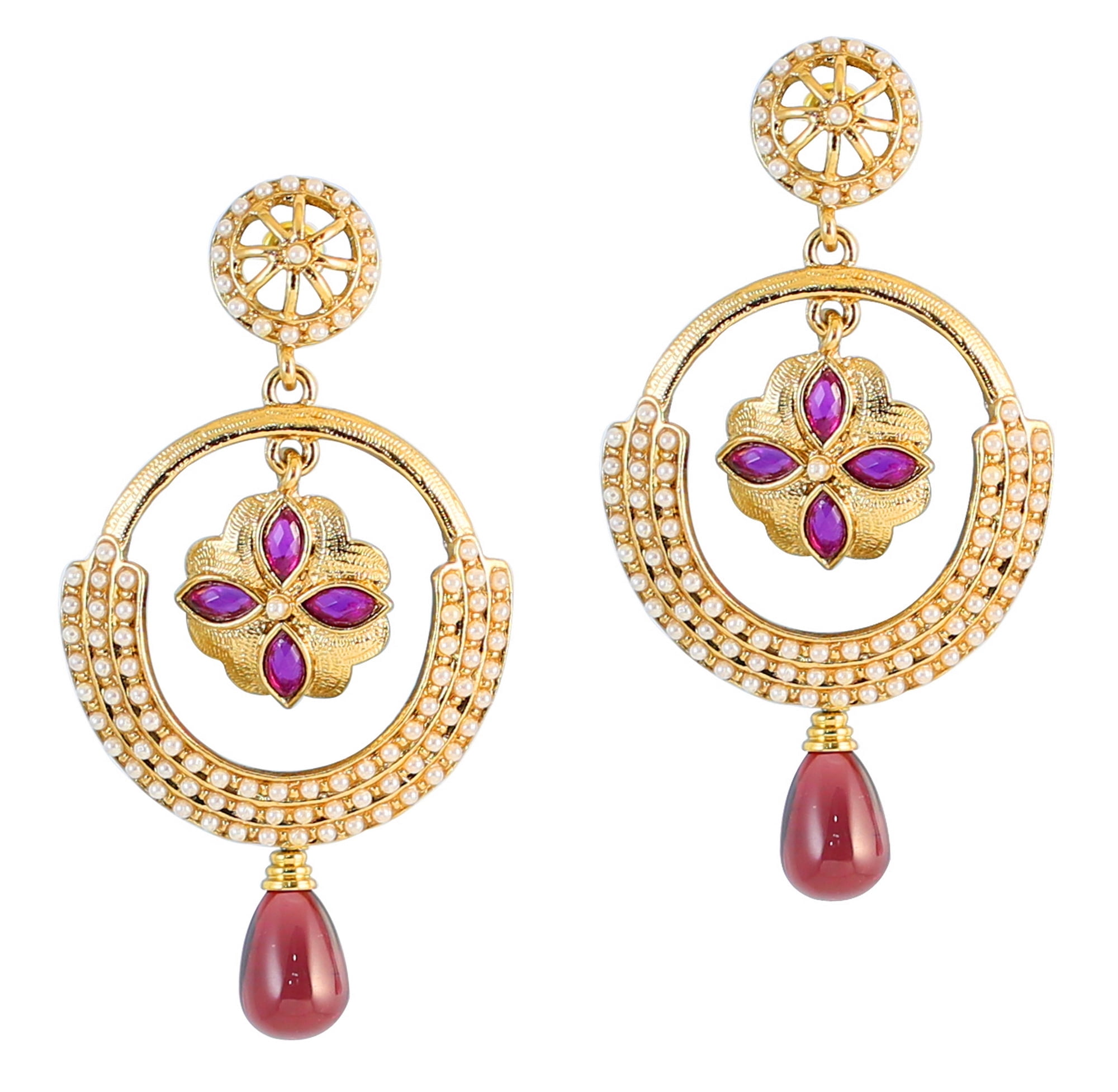 Sunsoul by Touchstone Indian Bollywood traditional chand bali moon ...