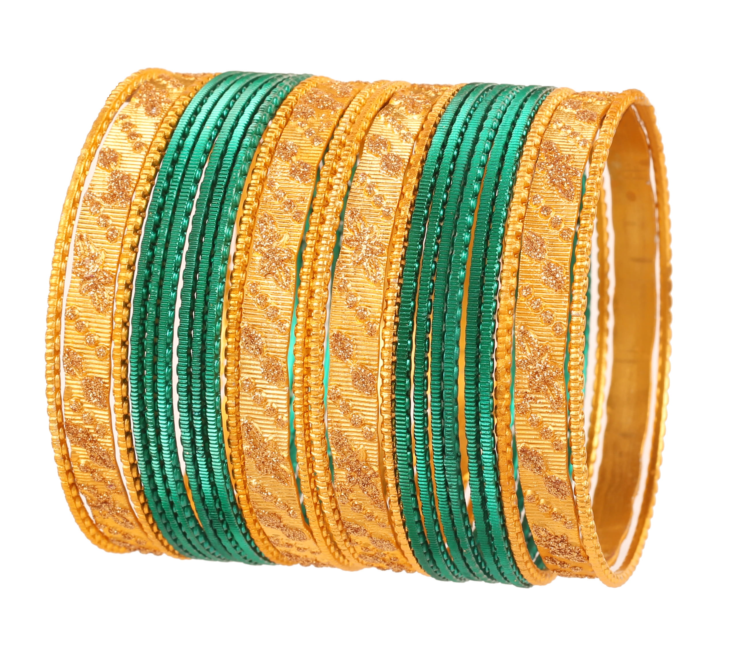 Sunsoul by Touchstone "Metallic Colorful 2 Dozen Bangle Collection ...