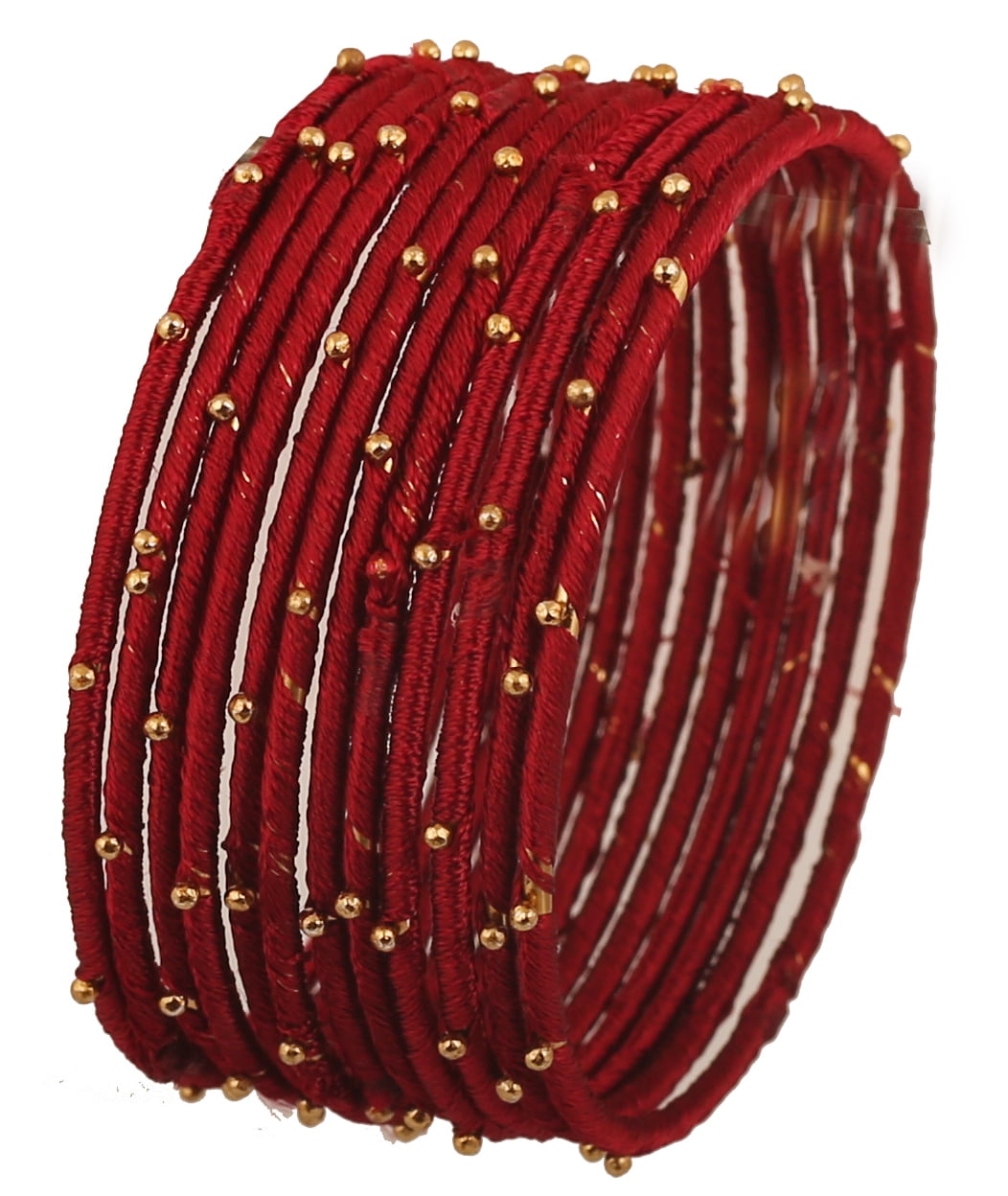 Sunsoul by Touchstone "Silk Thread Bangle Collection" Handcrafted Faux ...