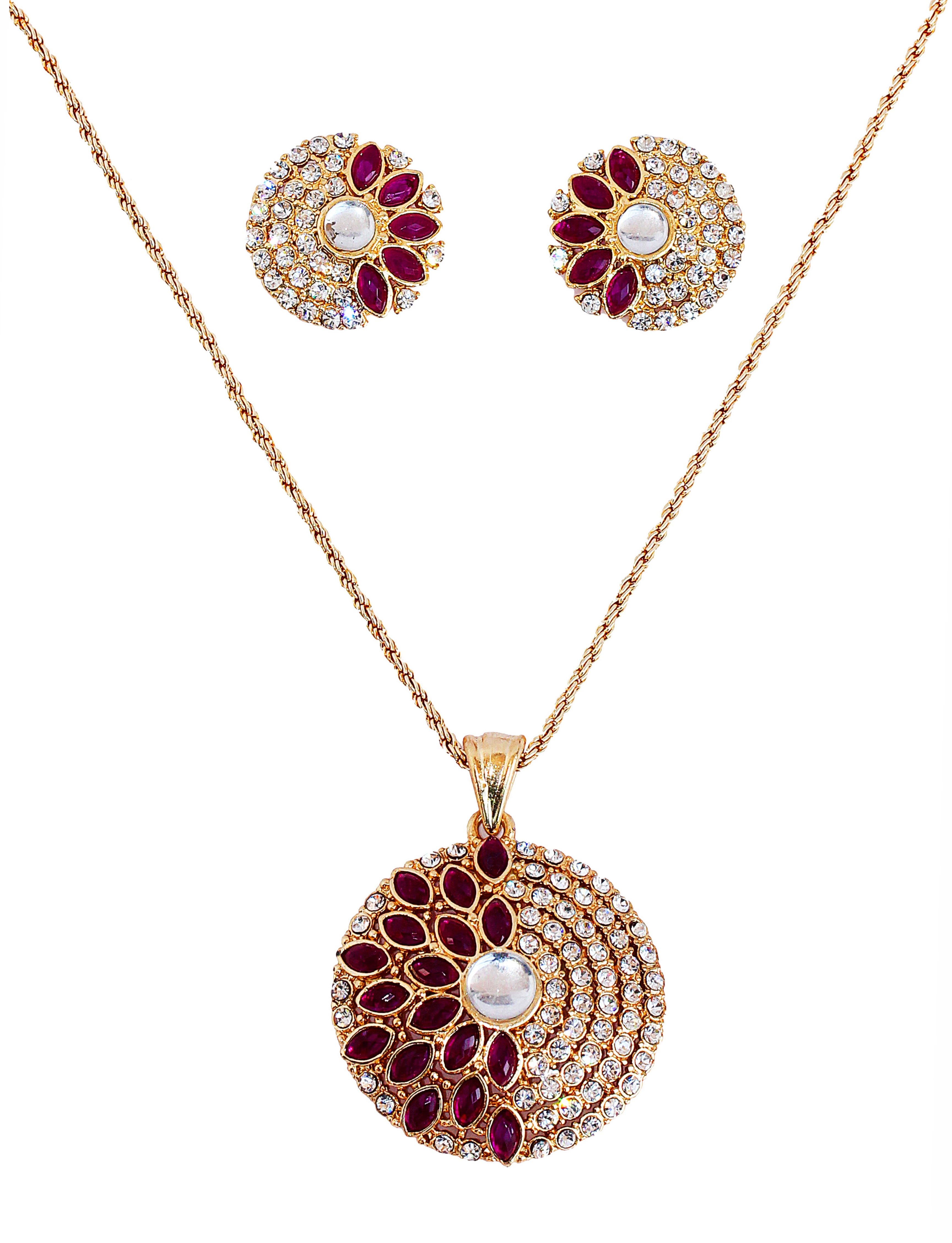 Sunsoul by Touchstone gold tone Indian Hollywood marquise shaped faux ...