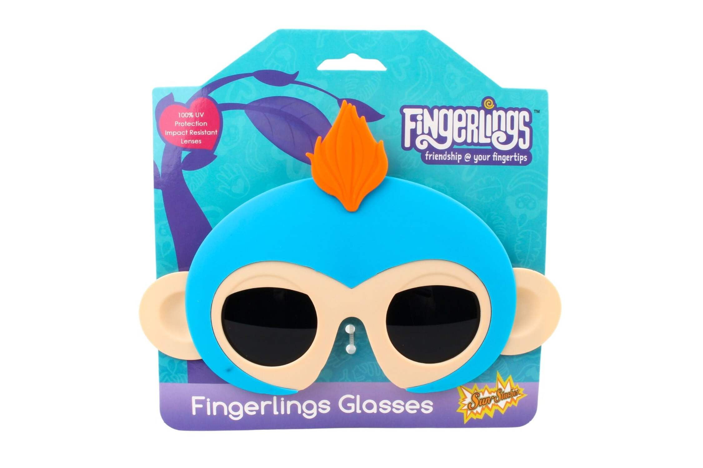 Sunstaches SG3394 Fingerlings Monkey, Blue - Walmart.com