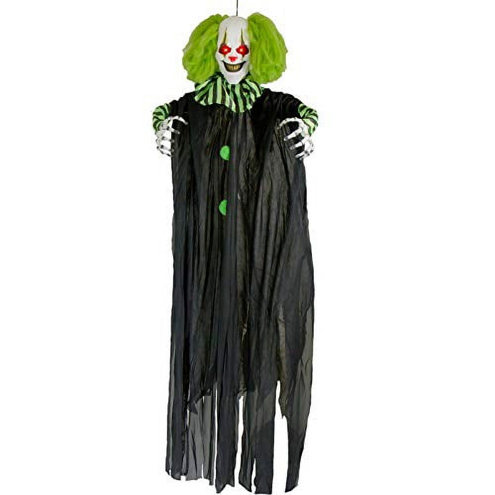 Sunstar Industries 4 Foot Light Up Hanging Scary Clown Haunted House ...