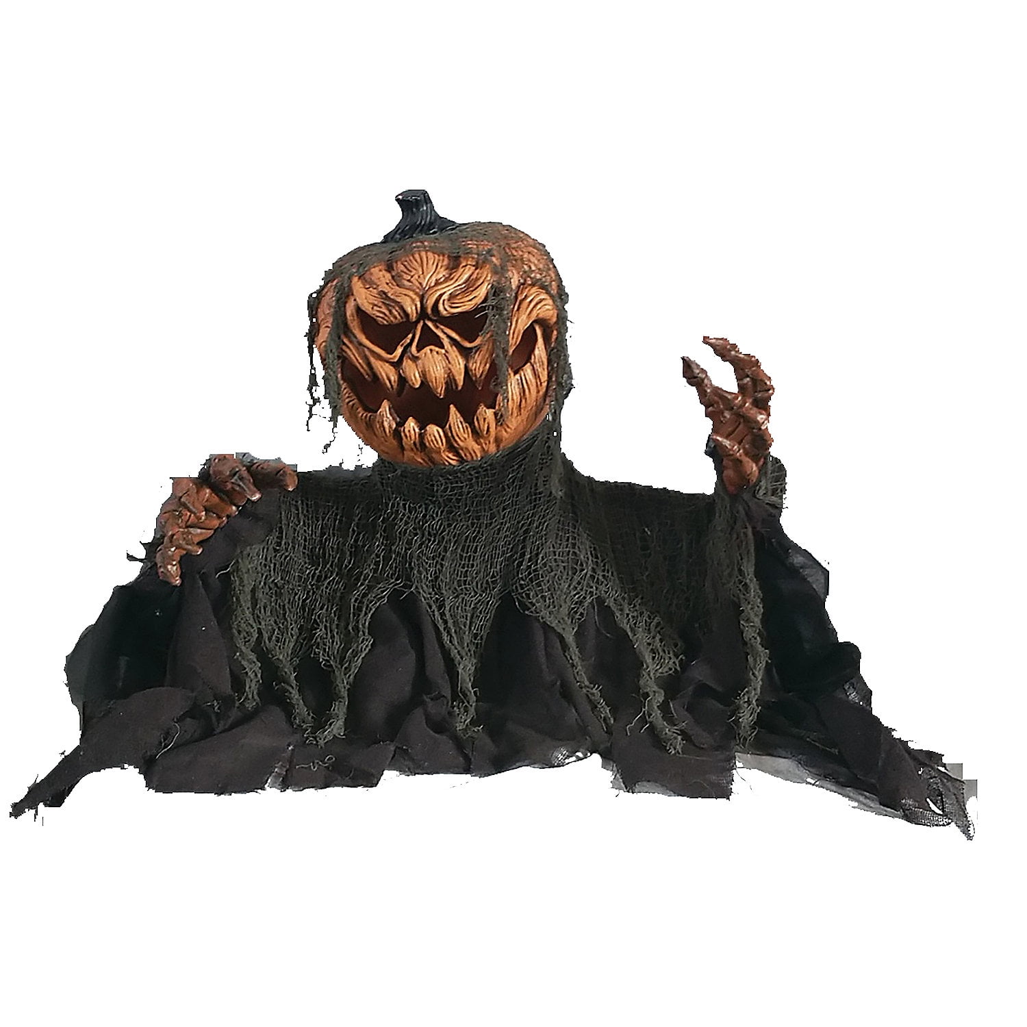 Sunstar Pumpkin Ground Breaker Animated Light-Up Halloween Decoration ...