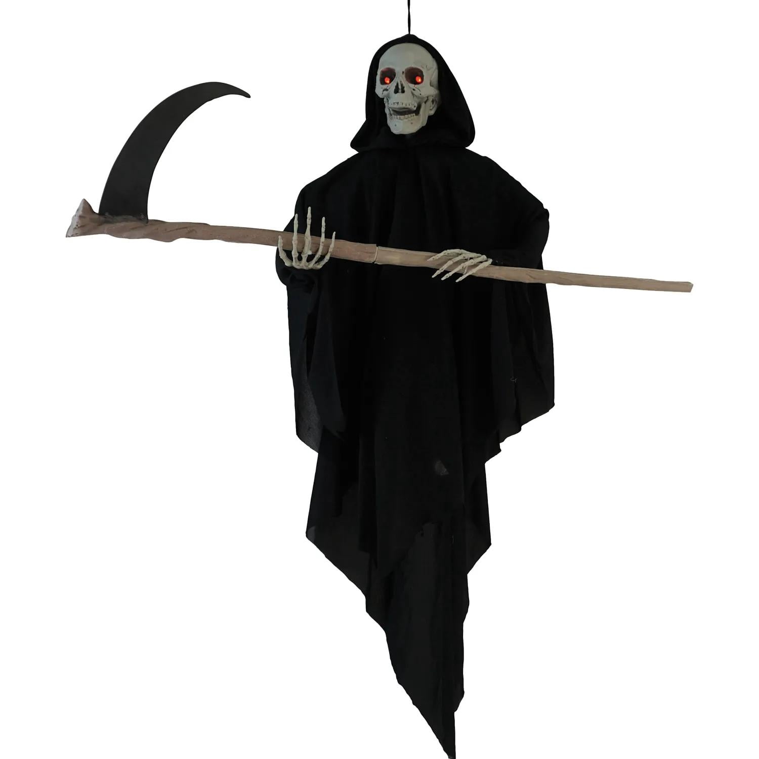 Sunstar Reaper Light-Up Animated Hanging Halloween Decoration - 36 in ...