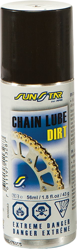 Sunstar Chain Lube - Refillable Aerosol Off-Road Chain Lube 56ml ...
