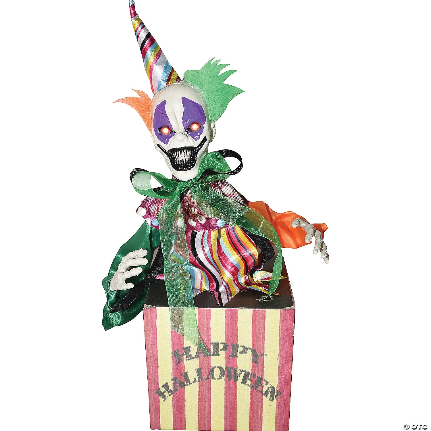 Sunstar Sunstar Scary Clown in a Candy Box with a Party Hat, Creepy ...