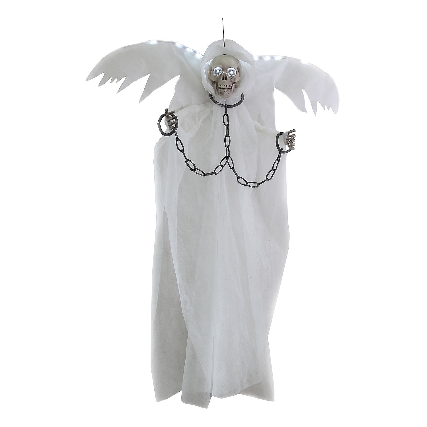 Sunstar Winged Reaper In Chains Light-Up Hanging Halloween Decoration ...