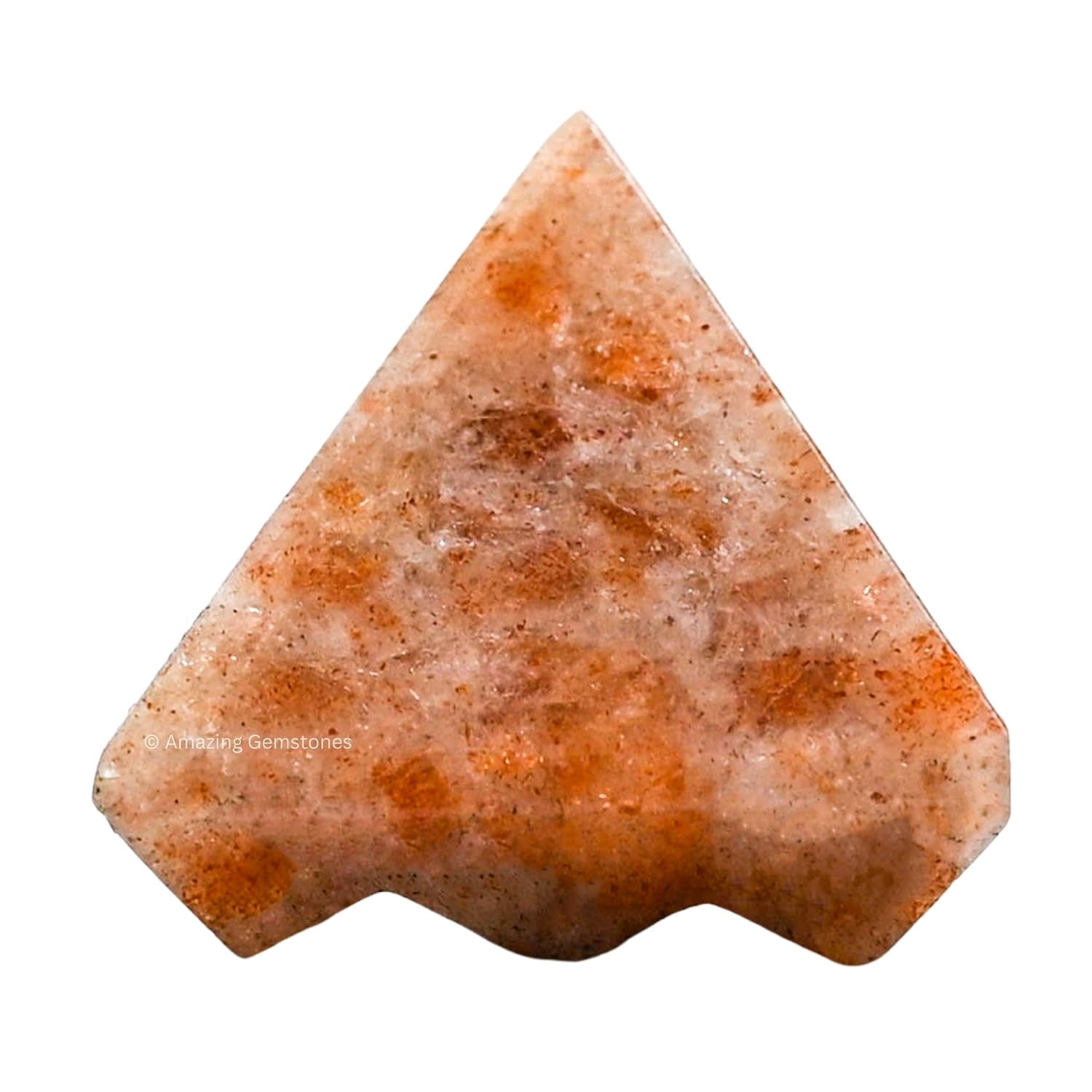Sunstone Crystal Pyramid with 9 Pyramid Plate Bottom, 1" Mini Pyramid ...