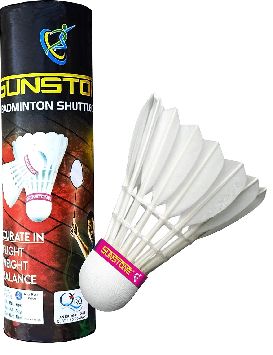 Sunstone F 206 Badminton Feather Shuttlecock , Good Furnished Quality ...