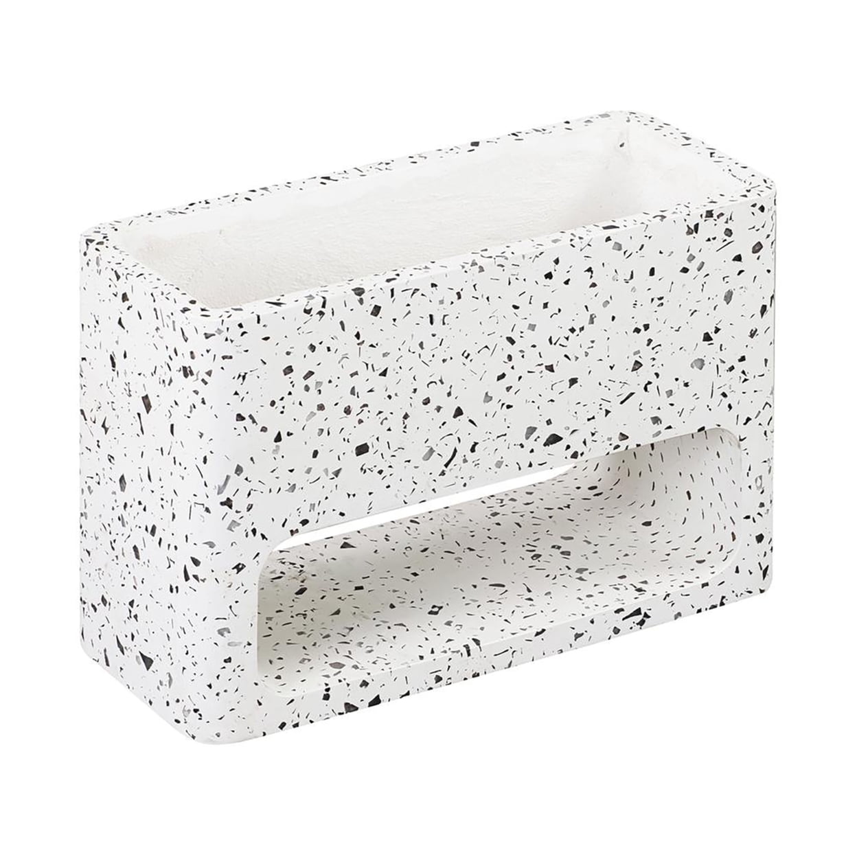 Sunstone Large Indoor & Outdoor Concrete Planter, Big Cement Flower Pot ...
