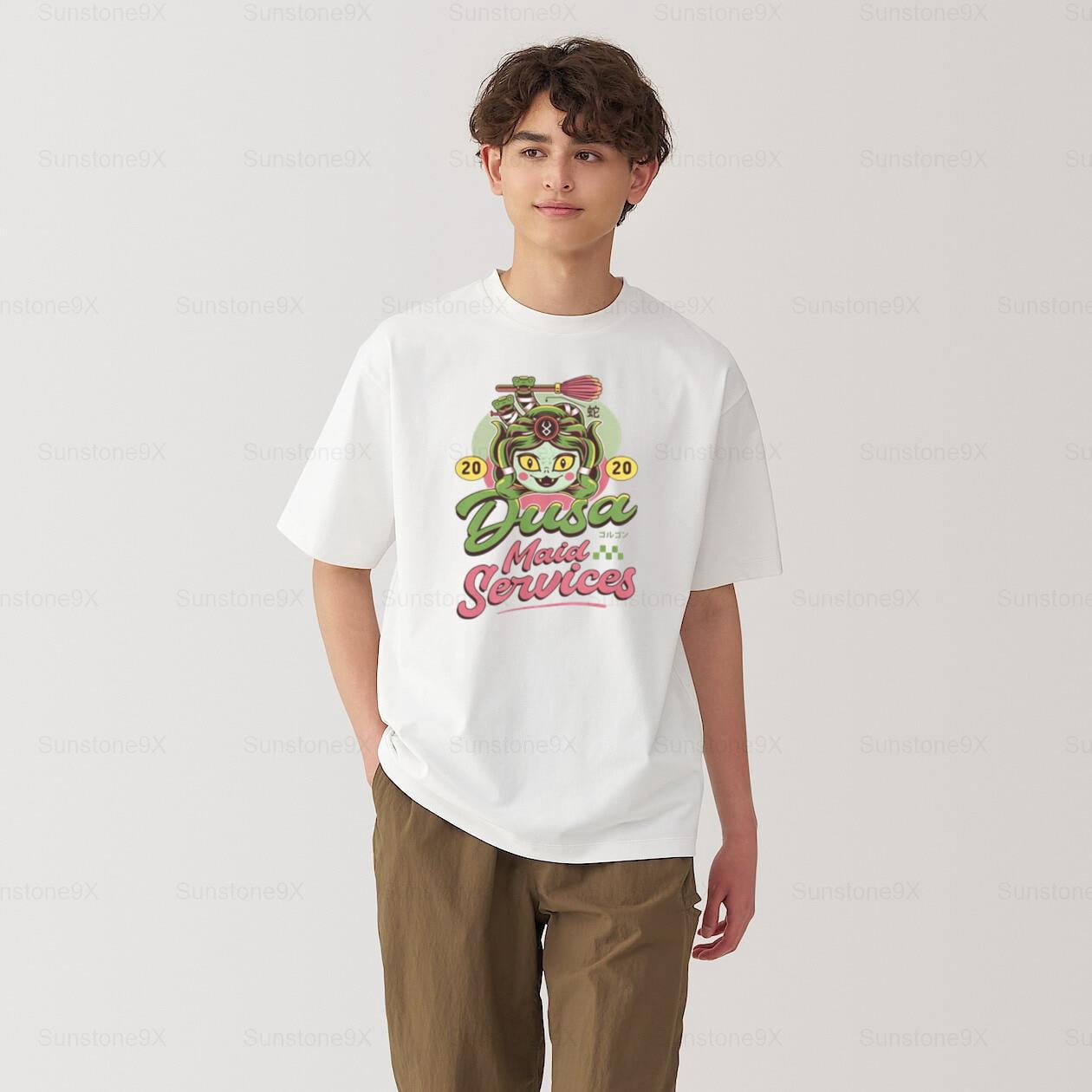 Sunstone9X Dusa Maid Emblem T Shirt Featuring Hades Video Game Mascot ...